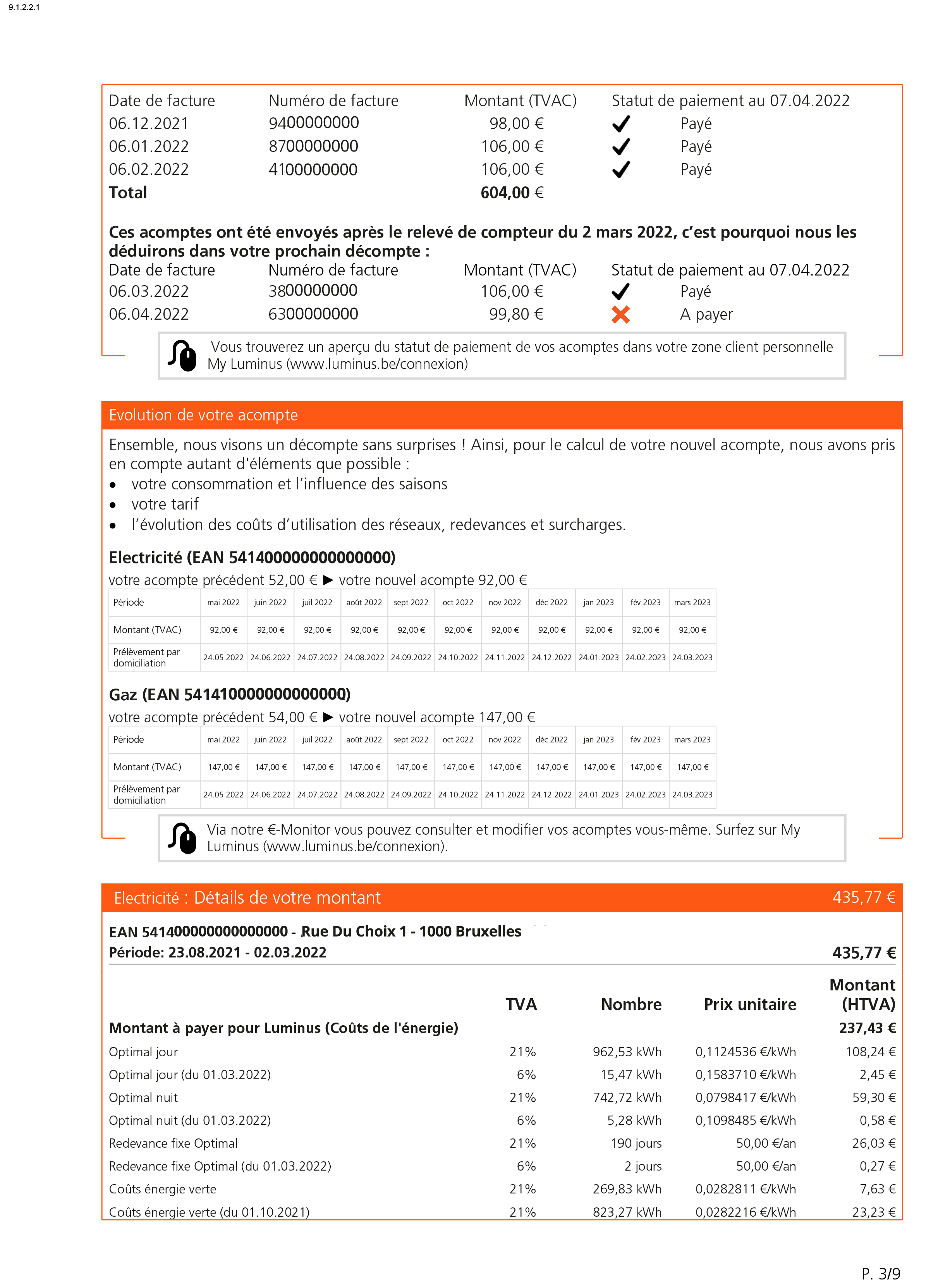 Tout savoir sur Luminus et ses factures | Comparateur-Energie.be
